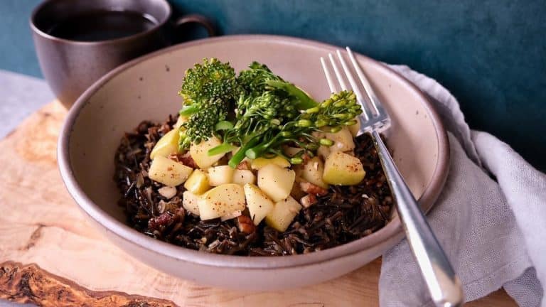 Apple Broccoli Wild Rice | Mastering Diabetes