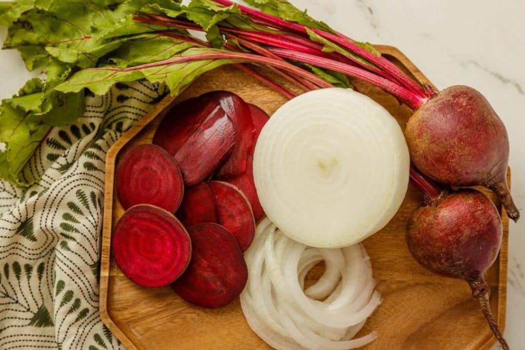 Beet Onion Bulgur Bowl | Mastering Diabetes