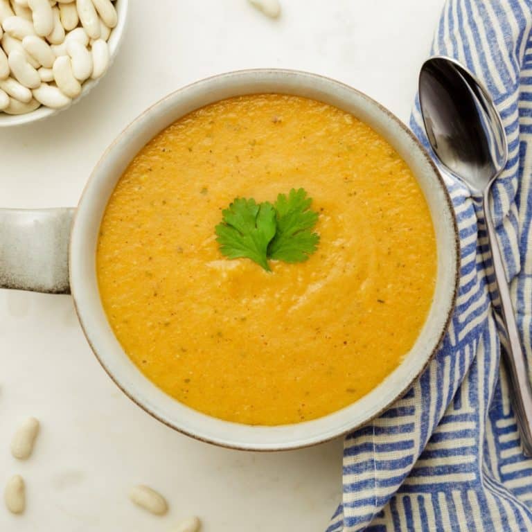 Creamy Tomato and White Bean Soup | Mastering Diabetes