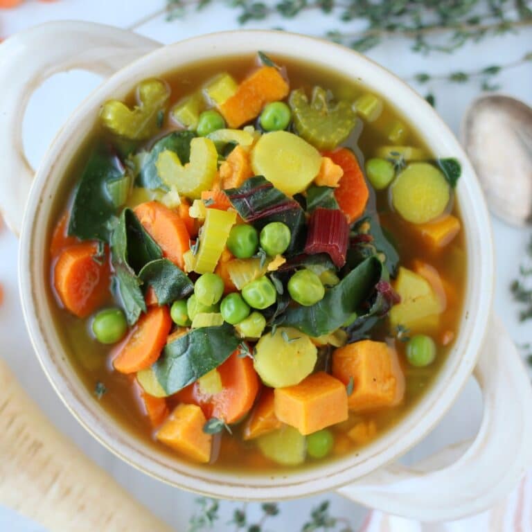 Fresh Greens & Sweet Potato Stew | Mastering Diabetes