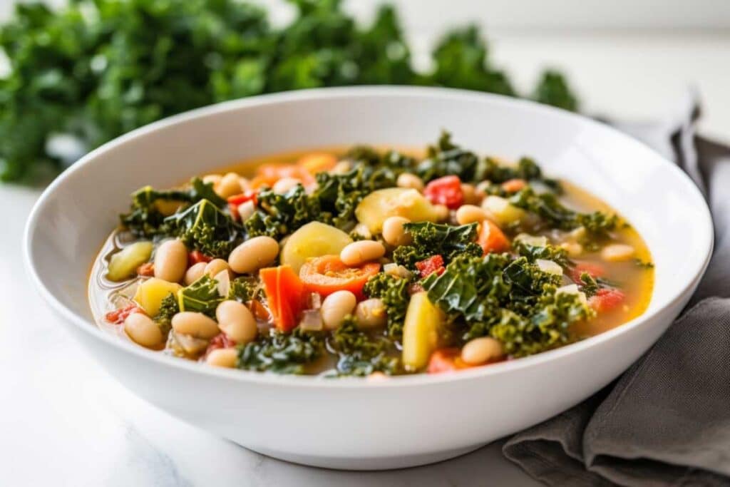 Tuscan White Bean Kale Soup Mastering Diabetes