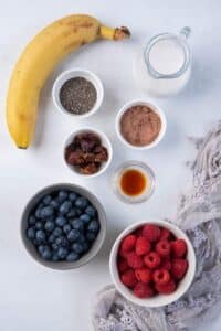 Plant-Based Dark Chocolate Berry Chia Pudding