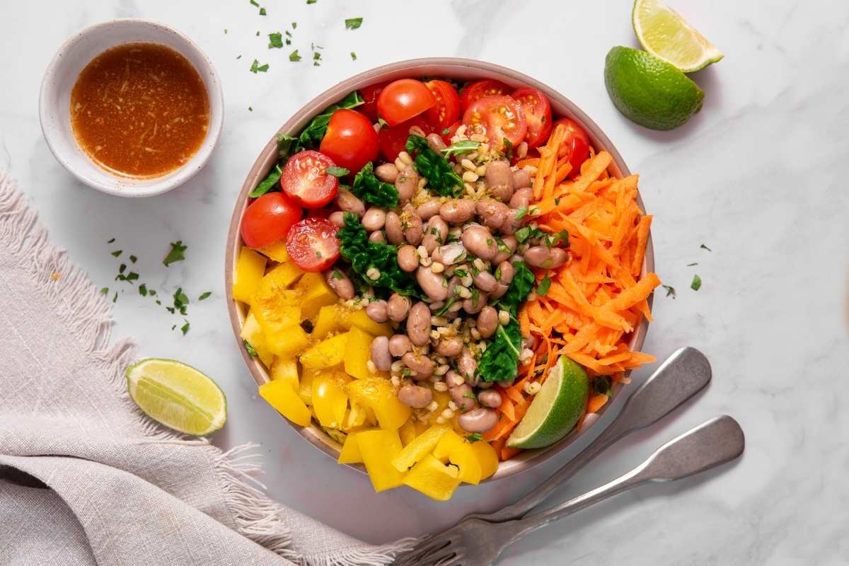 Protein-Packed Barley and Kale Salad